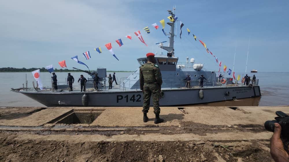 RDC : le gouvernement s'offre un premier patrouilleur de haute mer pour renforcer la sécurité ...
