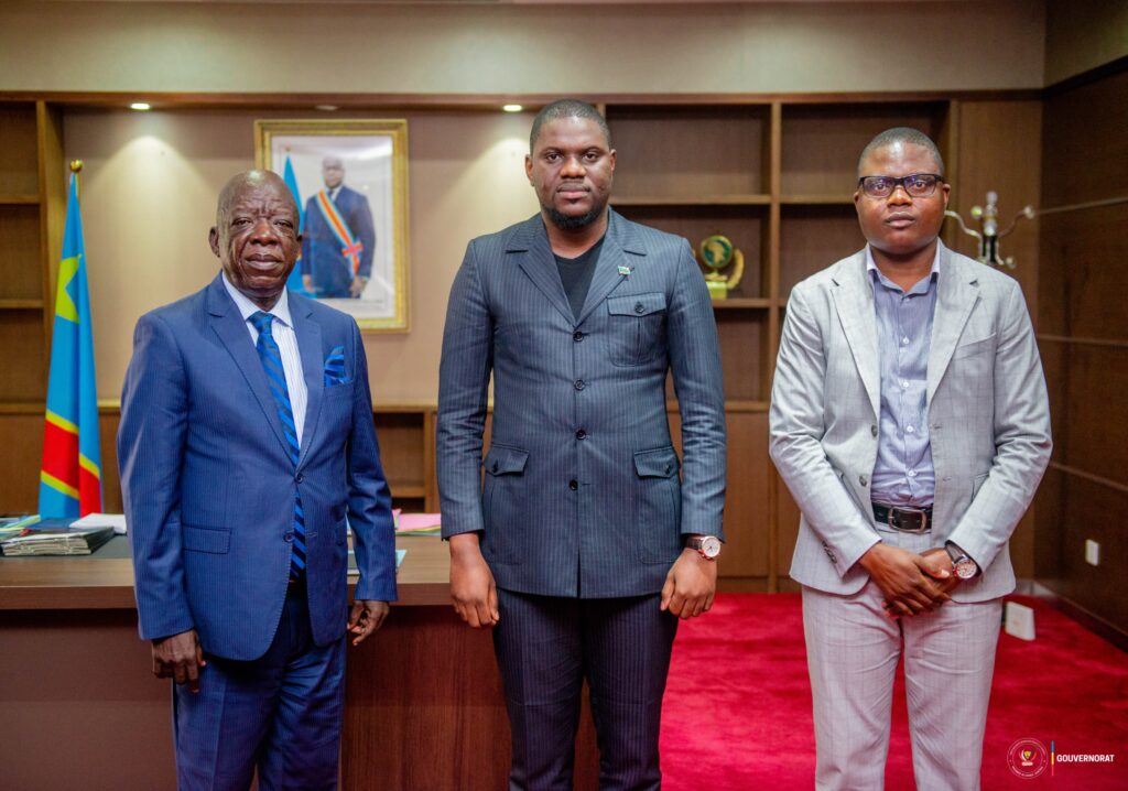 Kongo Central : le gouverneur Grace Bilolo reçoit deux personnalités ...